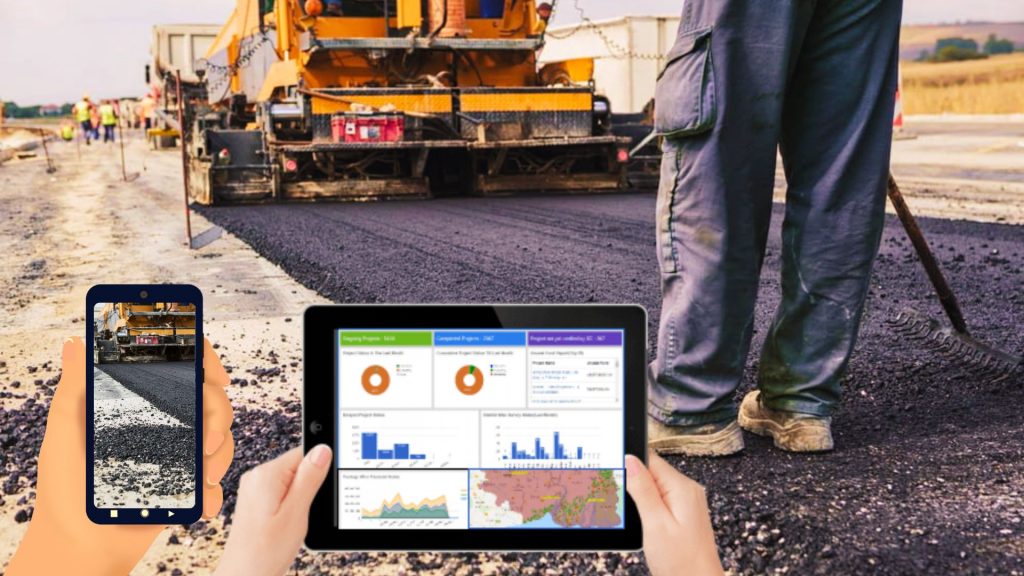 Road Construction Management with Technology for Project Management